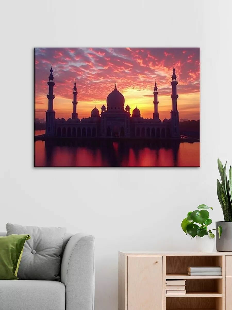 Картина на стену "Мечети и их архитектура", 70x50 см