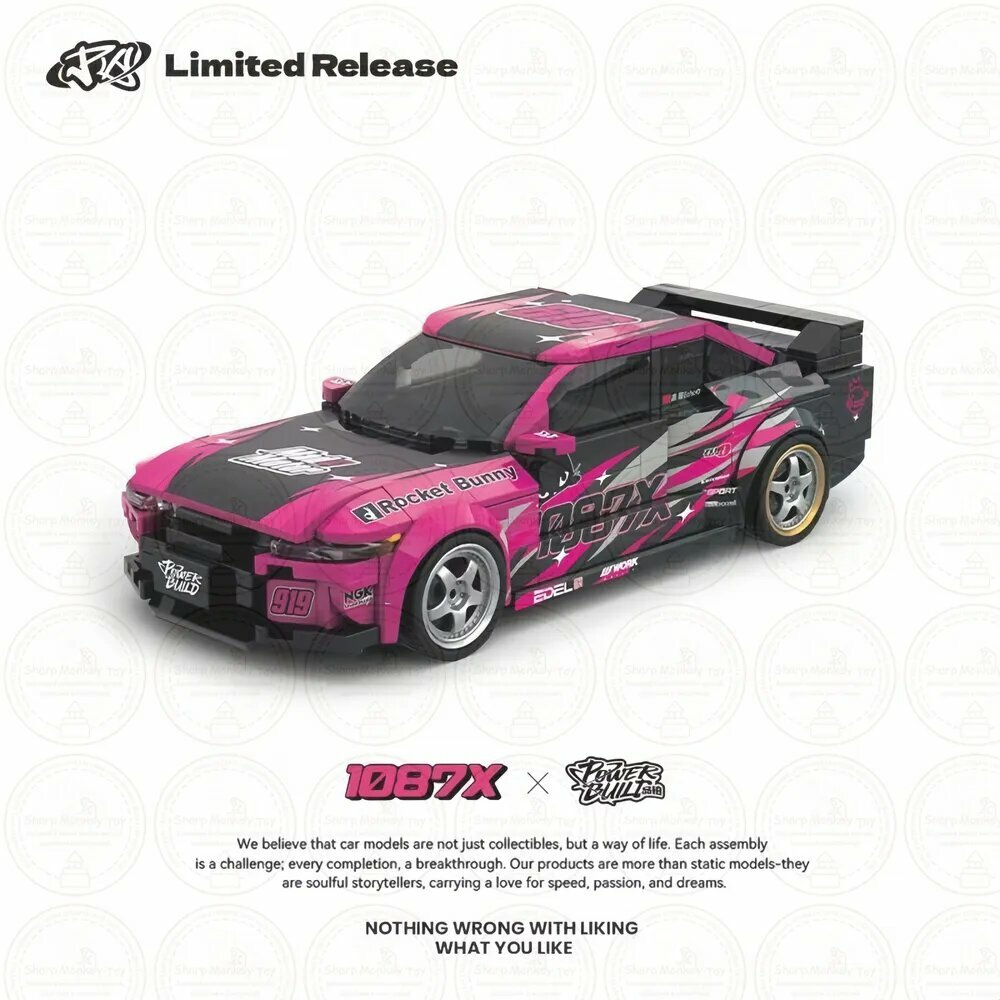 1087X Powerblock PB8854: Новая машинка-конструктор, коллекционная модель для сборки. Ограниченный выпуск!