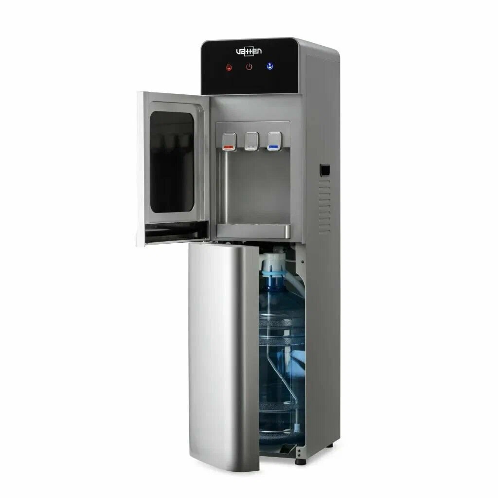 Кулер для воды Vattten L09SE, напольный, электронное охлаждение, нагрев, 800Вт