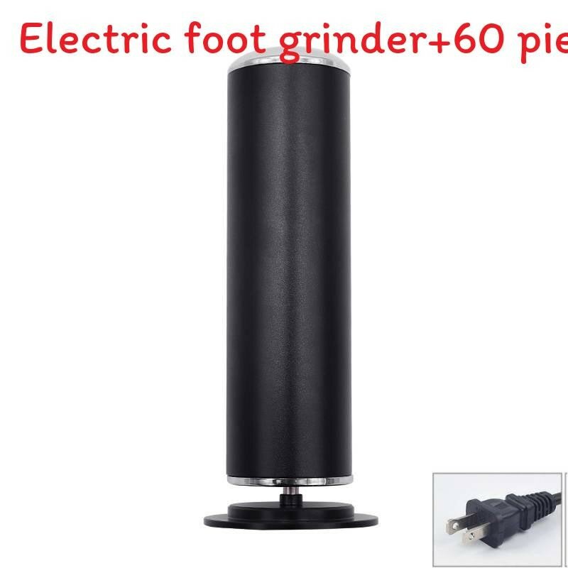 Водонепроницаемый электрический минипемза для ног с регулируемыми настройками и запасными дисками для ухода за ногами и удаления