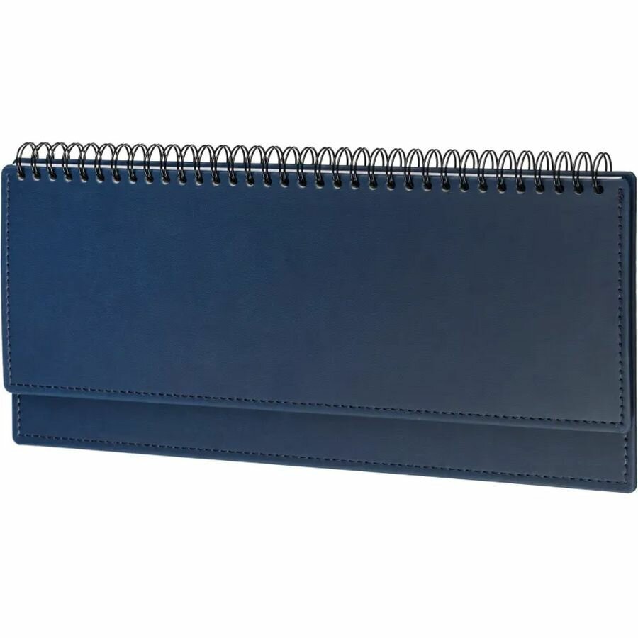 Планинг датированный 2026, синий 303х150 мм, 120 стр, аттасне Вива