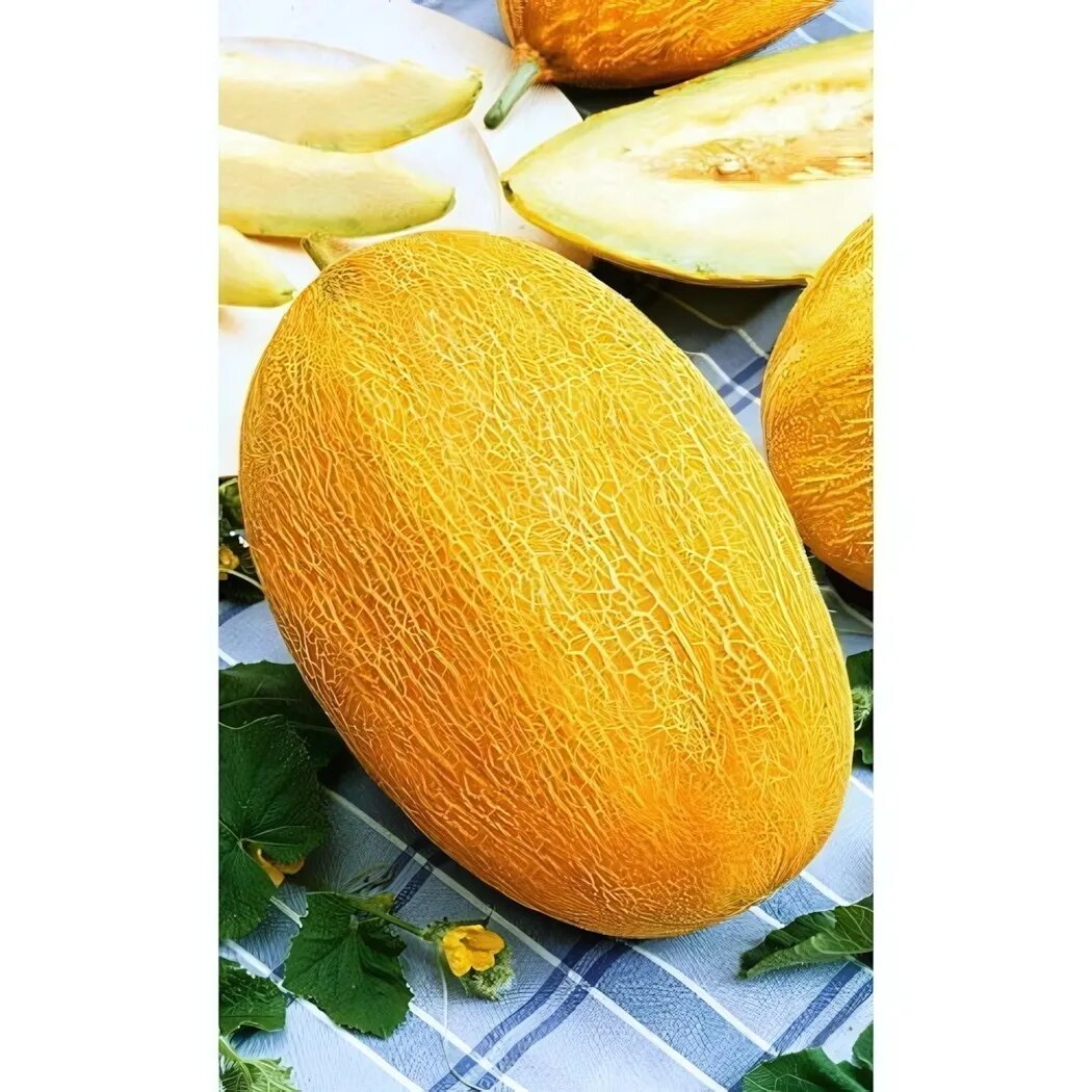 Семена дыни 'Лада' 0,5гр, среднеспелый сорт, жёлтые плоды, 1,5-2,0 кг