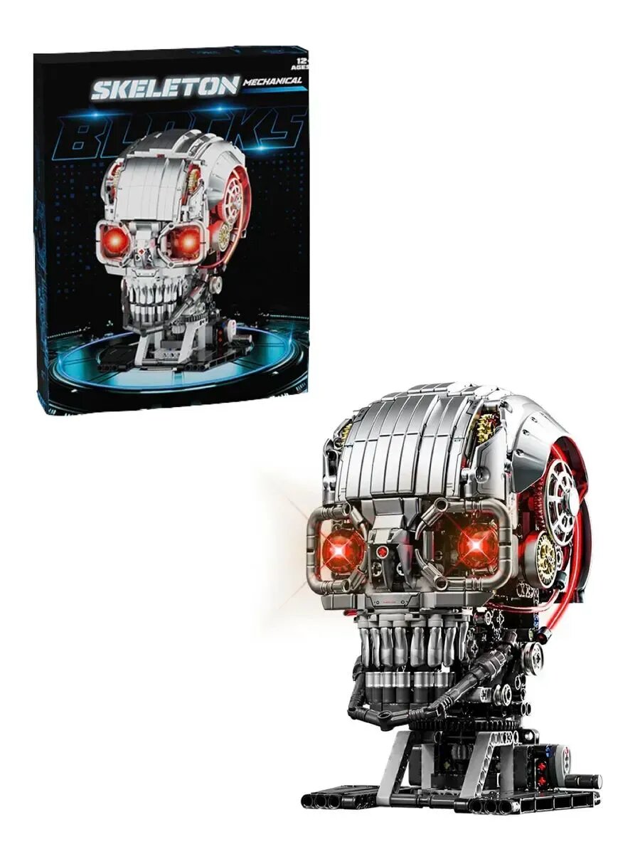 Конструктор 13089 - Механический череп 1099 деталей