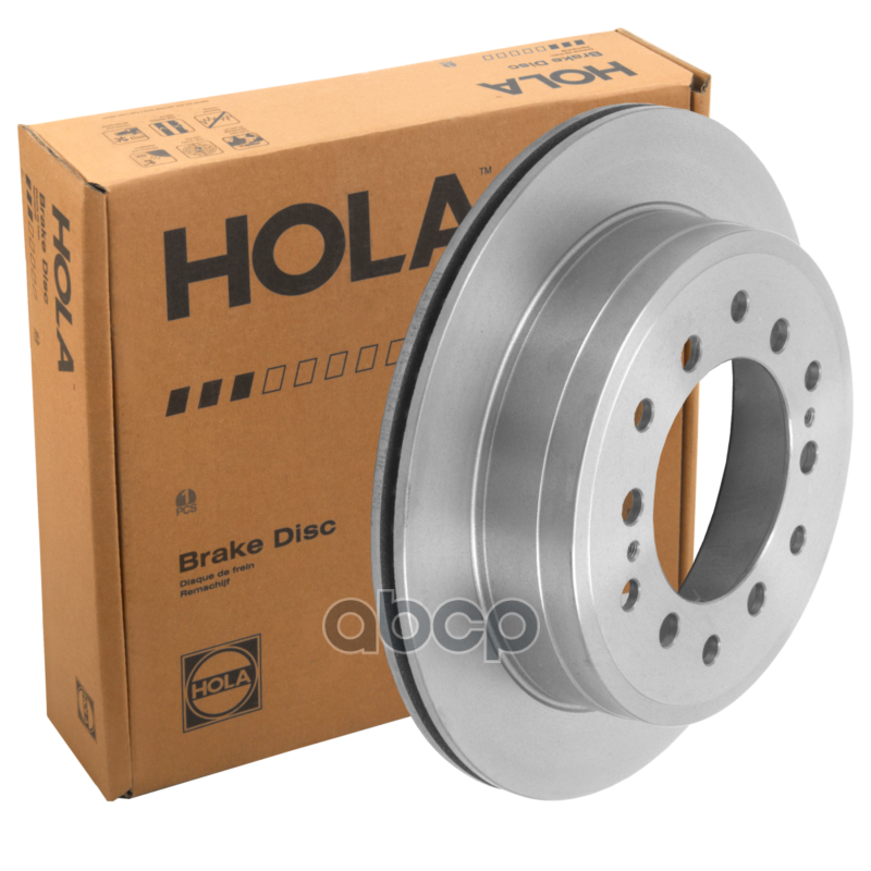 Тормозной диск, вентилируемый, задний, TOYOTA Land Cruiser Prado (10-), (1шт) HOLA арт. HD992