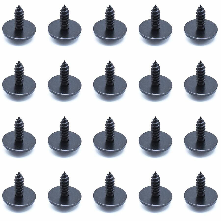 100Шт Металлический автомобильный винт Для крепления кузова, крыла, бампера, Зажимы с шестигранной головкой 7 мм (4,2-1,41 х 22 мм)