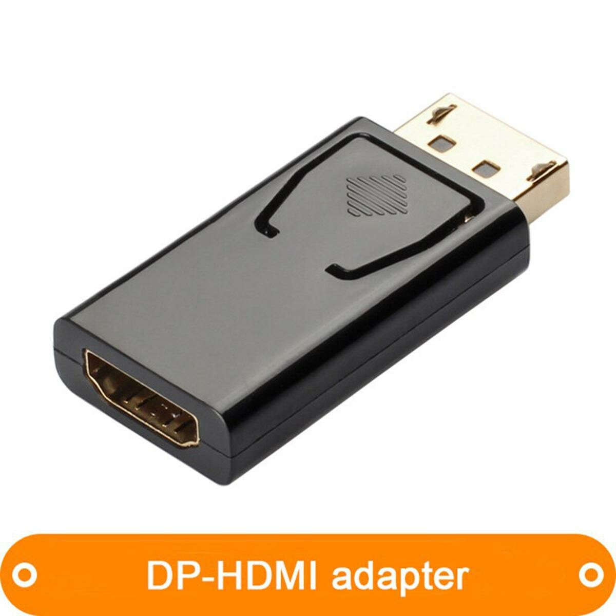HDMI адаптер конвертер для ПК Display Port DP Male To HDMI Female адаптер черный высококачественный DP To HDMI конвертер
