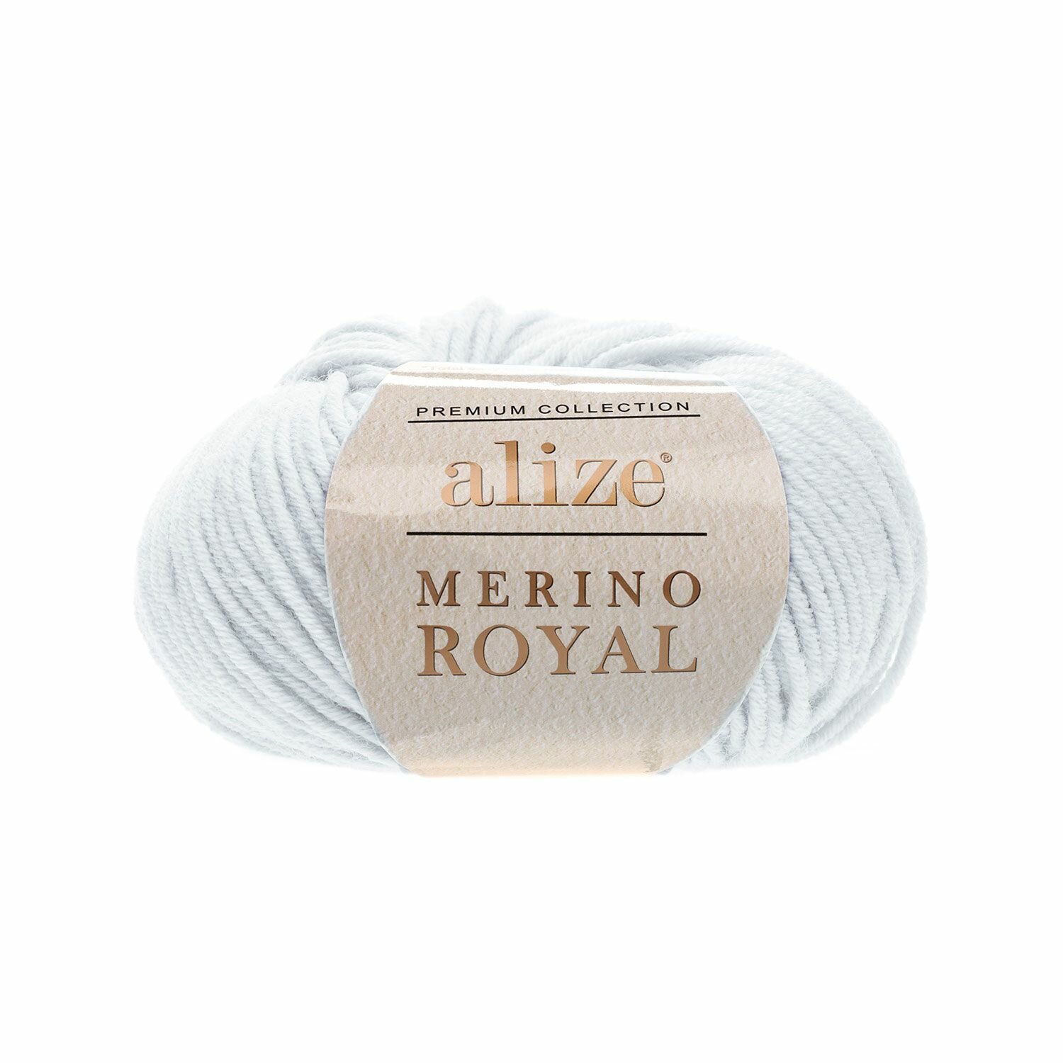 Пряжа Alize Merino Royal 698 (10 мотков, 50г/100м) серебристый
