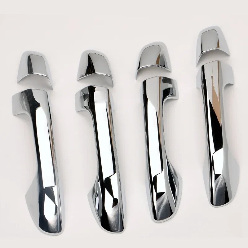 Для Kia Sportage QL KX5 2016-2020 хромированная дверная ручка из углеродного волокна, крышка чаши, накладка, наклейка, аксессуары для стайлинга s 0key 0button