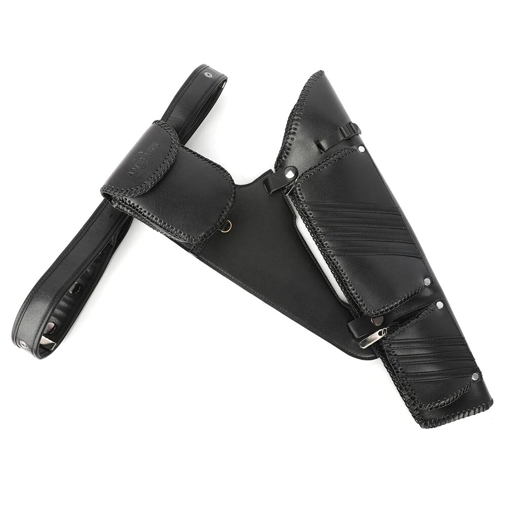 AMEYXGS Колчан для стрел из синтетической кожи для правой руки Черный, черный