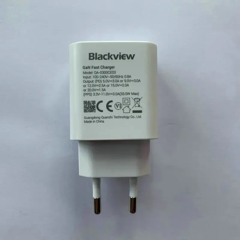 Быстрое зарядное устройство для Blackview BL8800 Active 8 Pro Oscal Tiger 12, оригинальное дорожное зарядное устройство с европейской вилкой, 33 Вт, кабель Type-C, адаптер питания для сотового телефона, 33W Charger