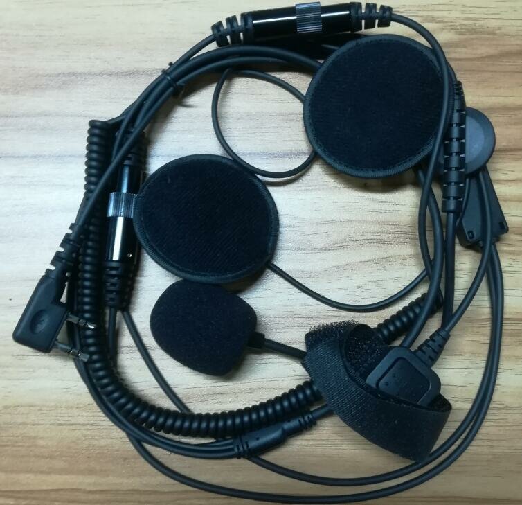 Полнолицевая гарнитура для мотошлема с рацией