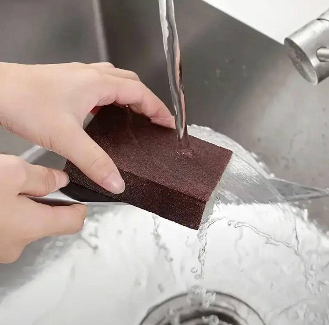 Карборундовая губка 10*7*2,5 см