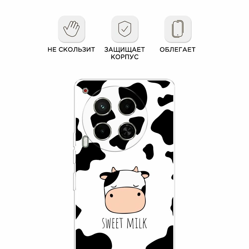 Чехол на Tecno Camon 30 5G / Текно Камон 30 5G с принтом Sweet milk — фото 1