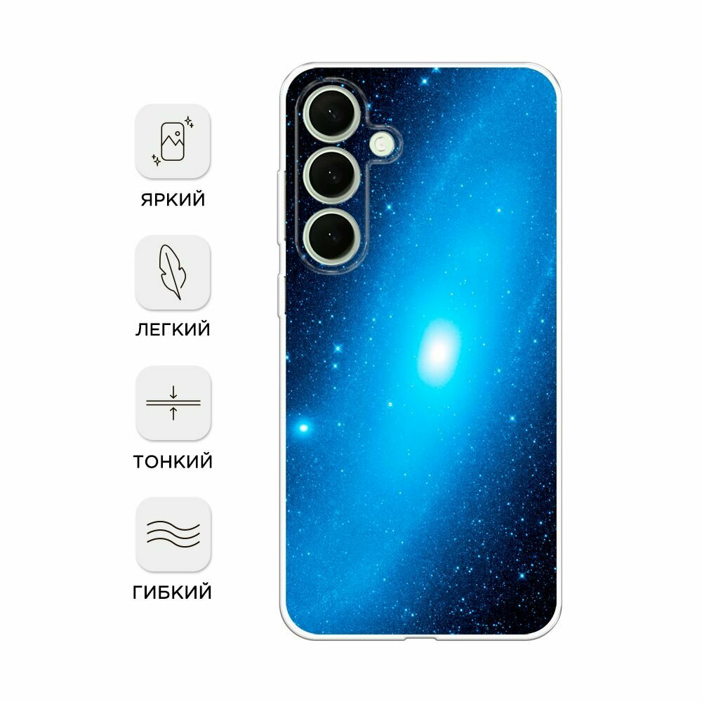 Чехол на Samsung Galaxy S25 Plus / Самсунг S25 Плюс с принтом "Космос 1" — фото 1