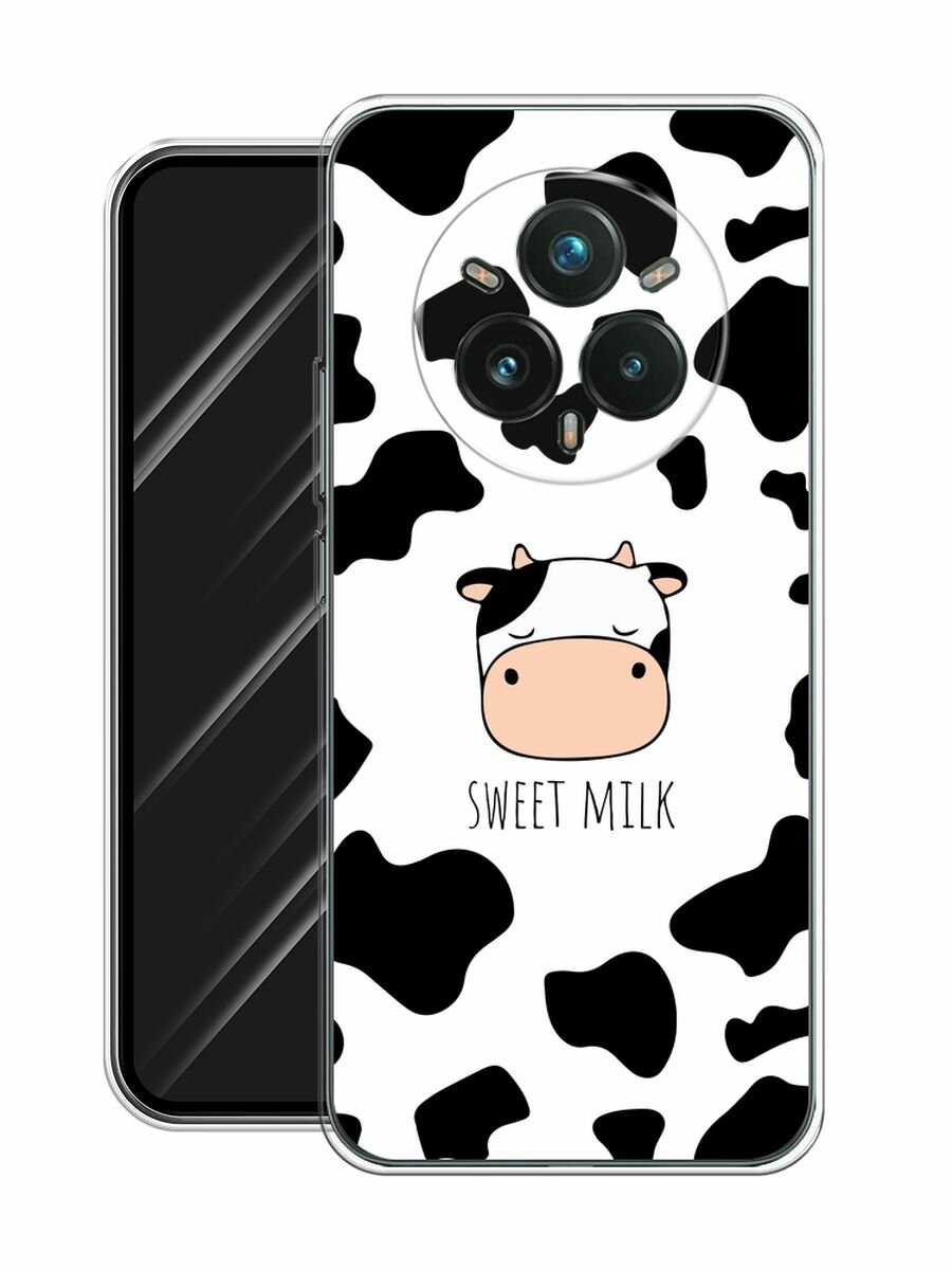 Силиконовый чехол на Realme 14 Pro / Реалми 14 Про с принтом Sweet milk — фото 1