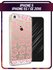 Чехол на Apple iPhone 5/5S/SE / Айфон 5/5S/SE с принтом "Простые розовые цветочк...