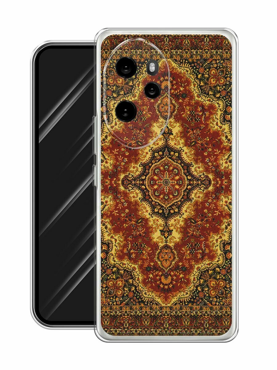 Силиконовый чехол на Honor 100 Pro / Хонор 100 Про с принтом "Ковер" — фото 1