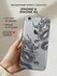 Чехол на Apple iPhone 6 / Айфон 6 с принтом "Два китайских дракона", прозрачный