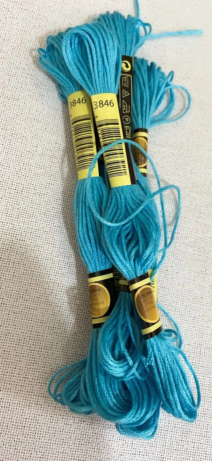 Набор ниток для вышивки DMC 3865 3846