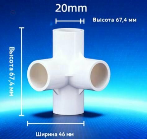 Металлопластиковая труба для водопровода и теплиц, внутренний диаметр 20 мм, прочное ПВХ соединение, универсальный фитинг для полива и орошения, надёжная герметичная система