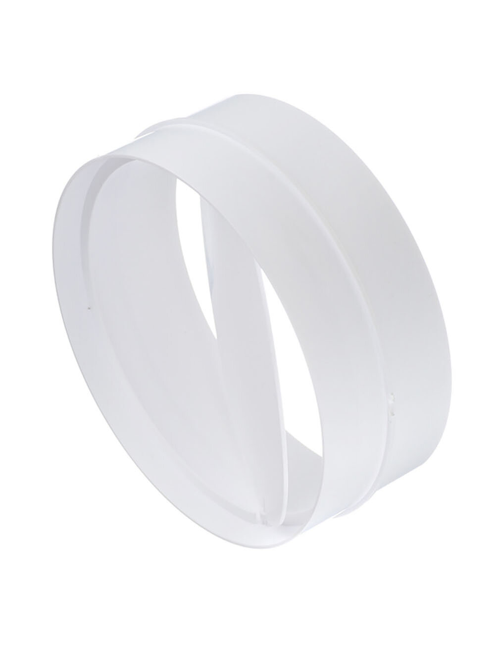 Соединитель для круглых воздуховодов с обратным клапаном пластиковый d160 мм