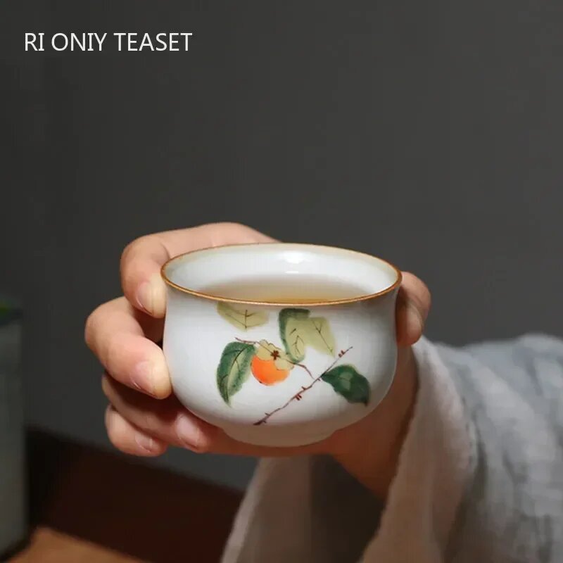 Керамическая чашка RI ONIY TEASET, цветок, A4