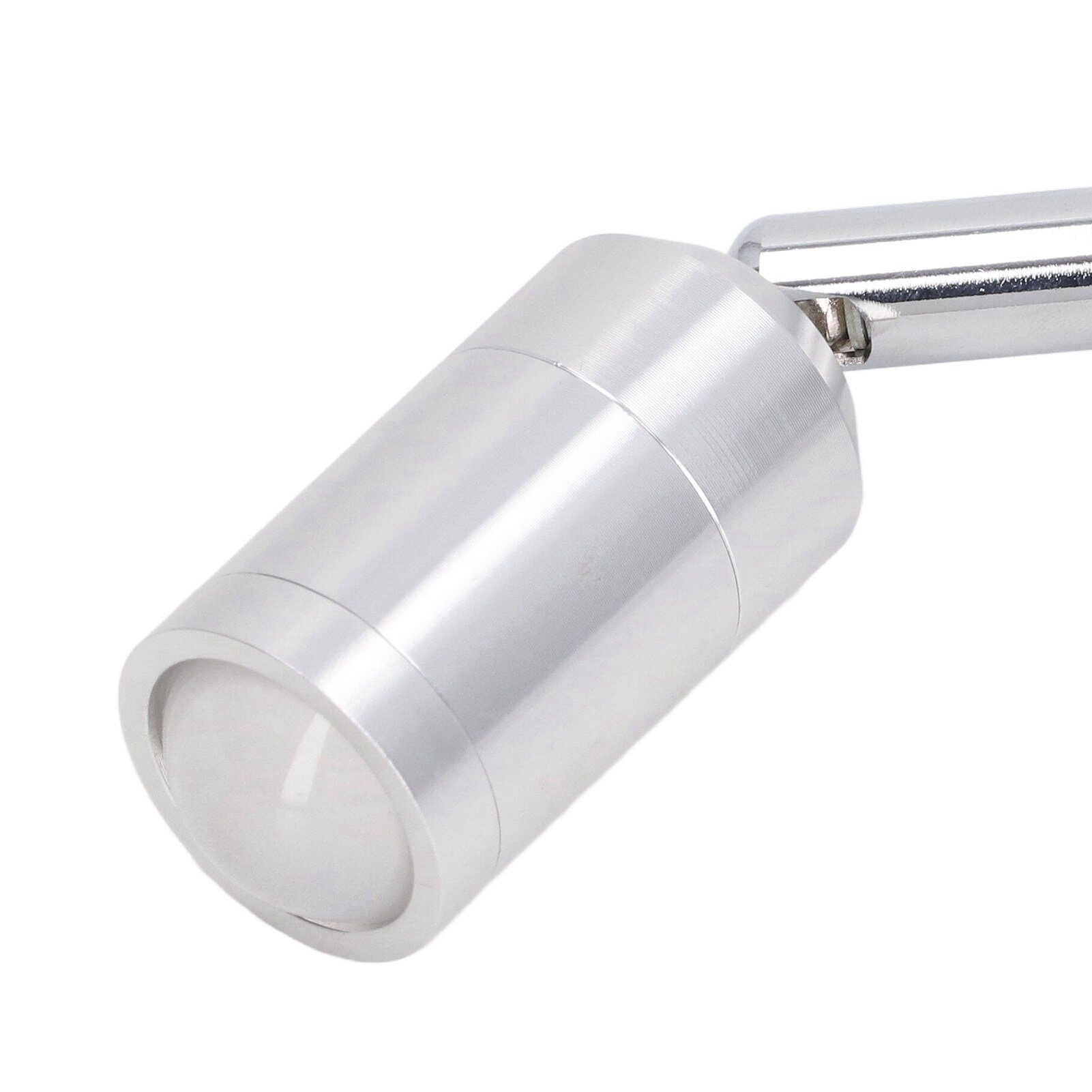 Прожектор для витрины с регулируемым углом, мини-светодиодный светильник для витрины для ювелирных шкафов, полки, серебро переменного тока, 220 В, естественный свет, 4000 К