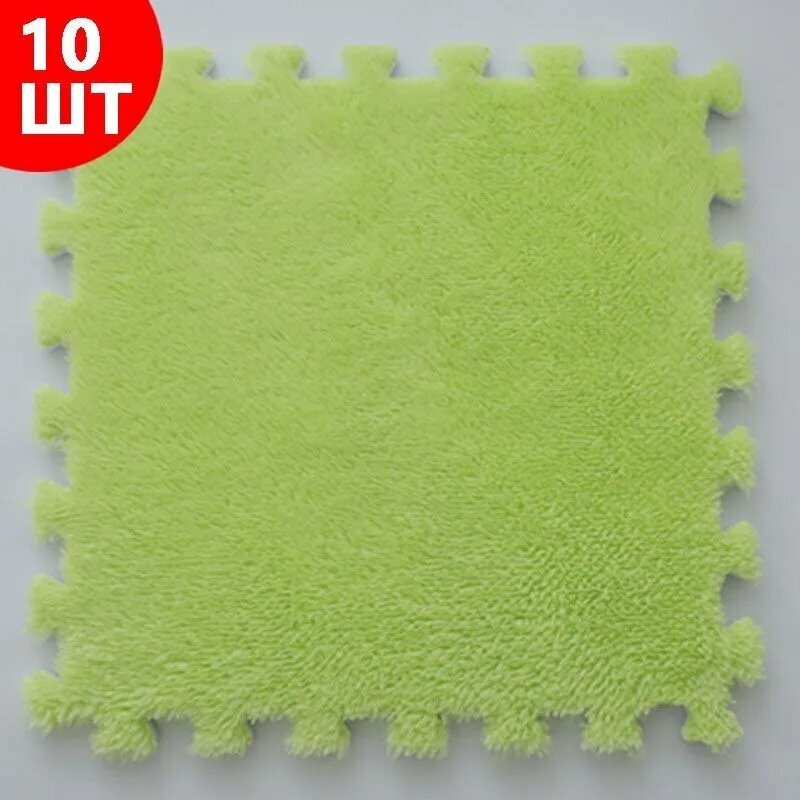 Модульная ПВХ плитка, Флокирование, 300 х 300, 10 штук