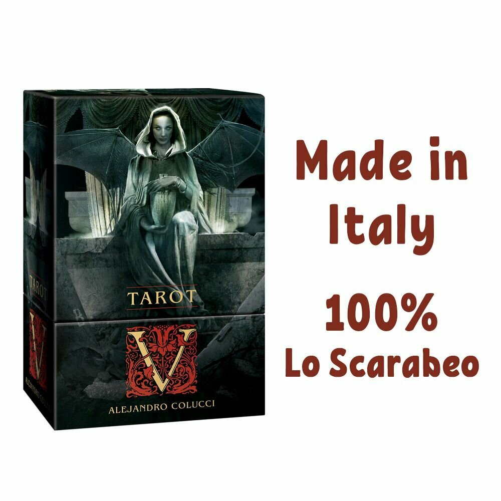 Карты Таро "Tarot V" Lo Scarabeo / Таро Вампиров