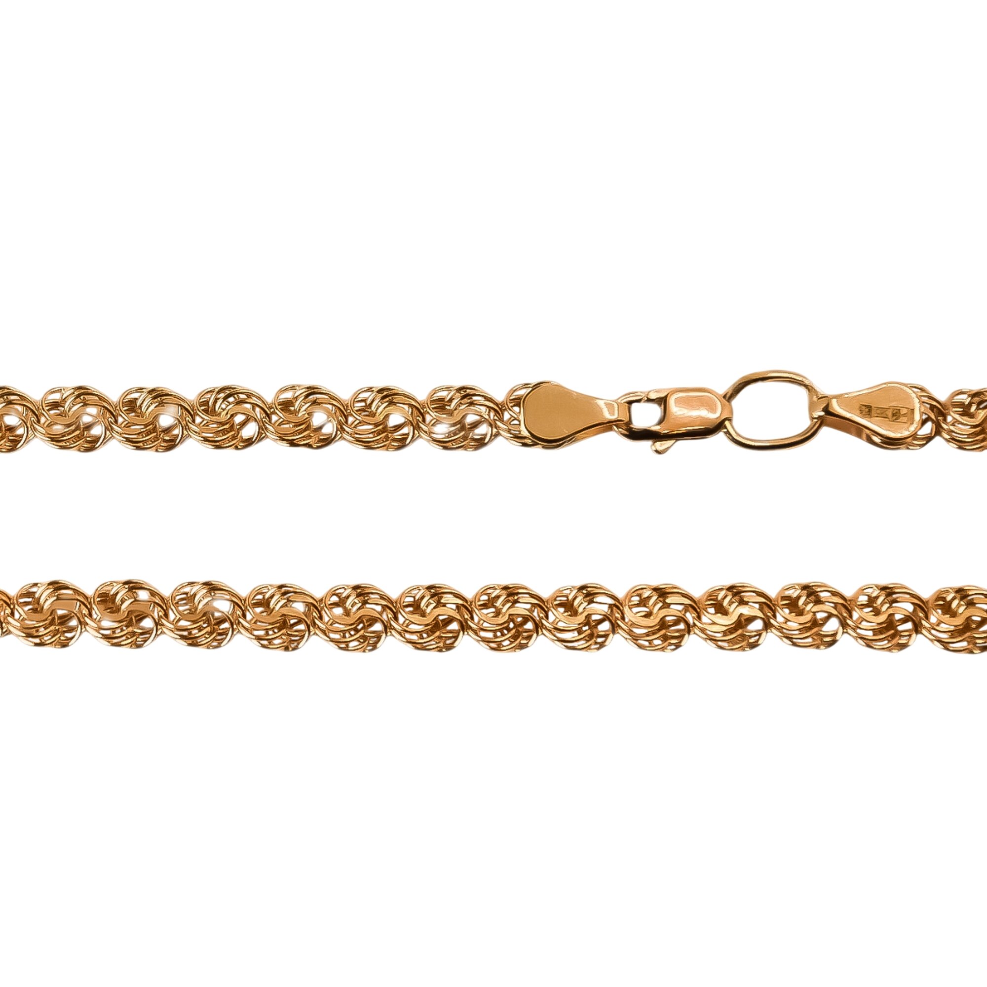 Цепь красное золото, 585 проба