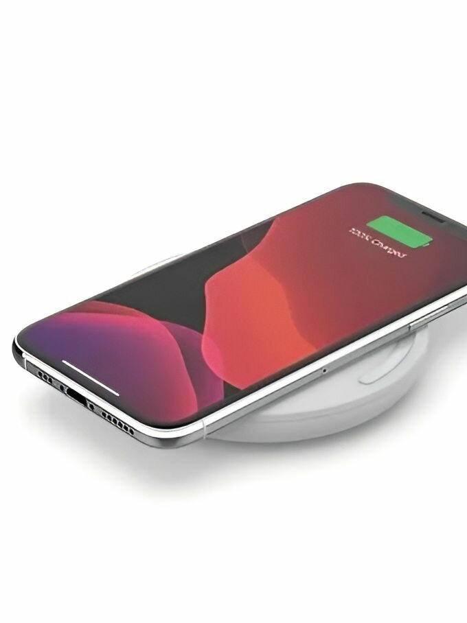 Беспроводное зарядное устройство Belkin Boost Charge, 10w, белый, с блоком питания