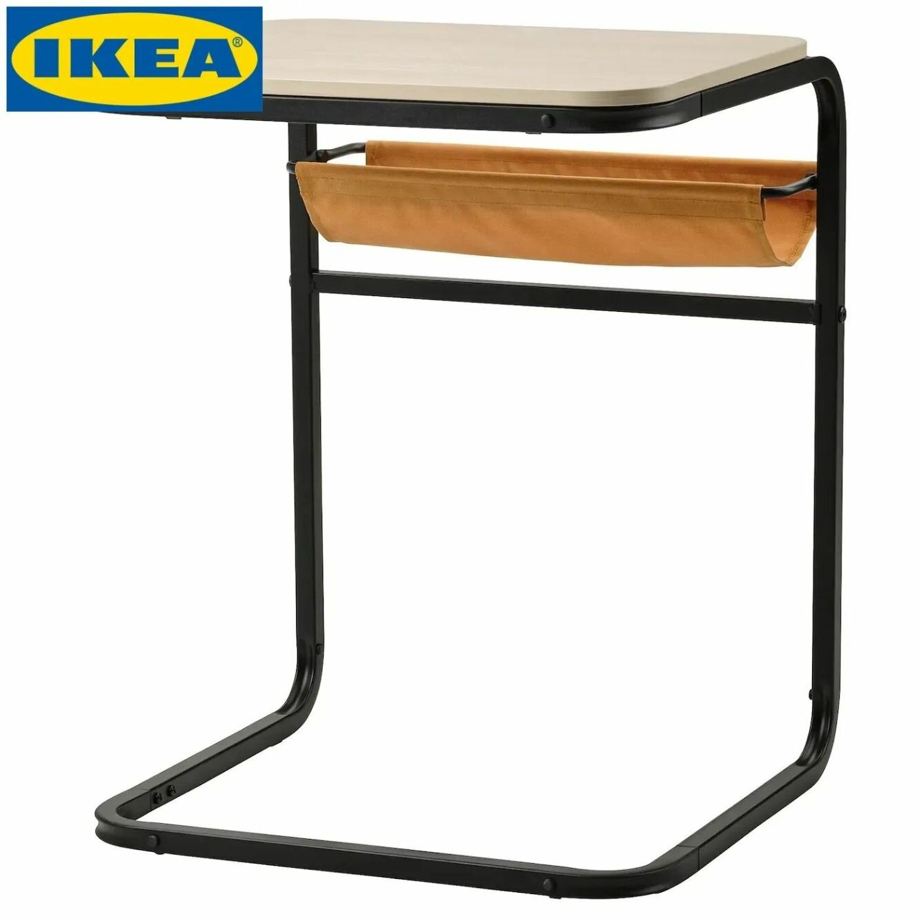 Приставной столик икеа придиванный для завтрака / Журнальный стол трансформер IKEA прикроватный для ноутбука