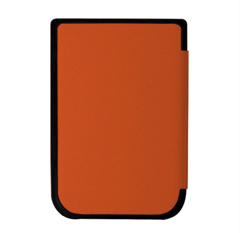 Чехол-обложка футляр MyPads для PocketBook 631 Plus Touch HD 2 тонкий с магнитной застежкой оранжевый
