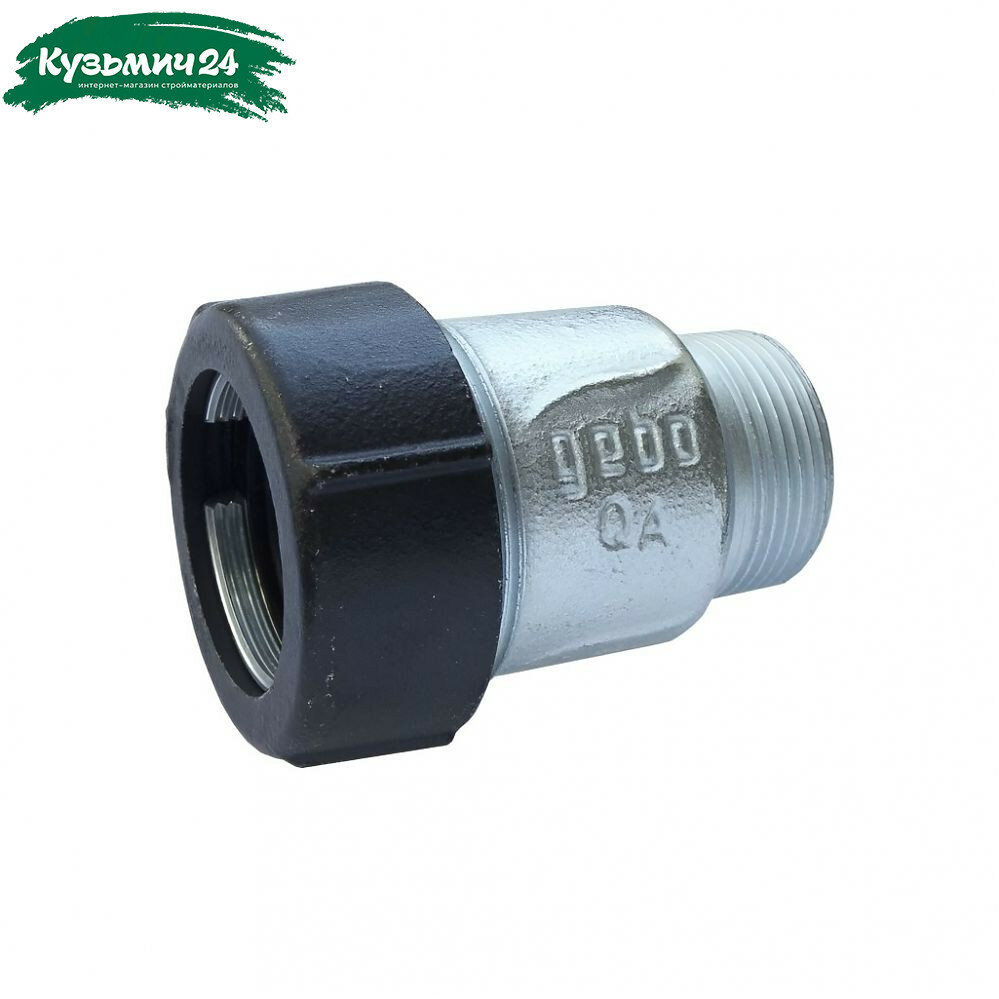 Муфта обжимная Gebo Quick AK 3/4" (24.5-27.3), НР, соединительная, чугун оцинкованный