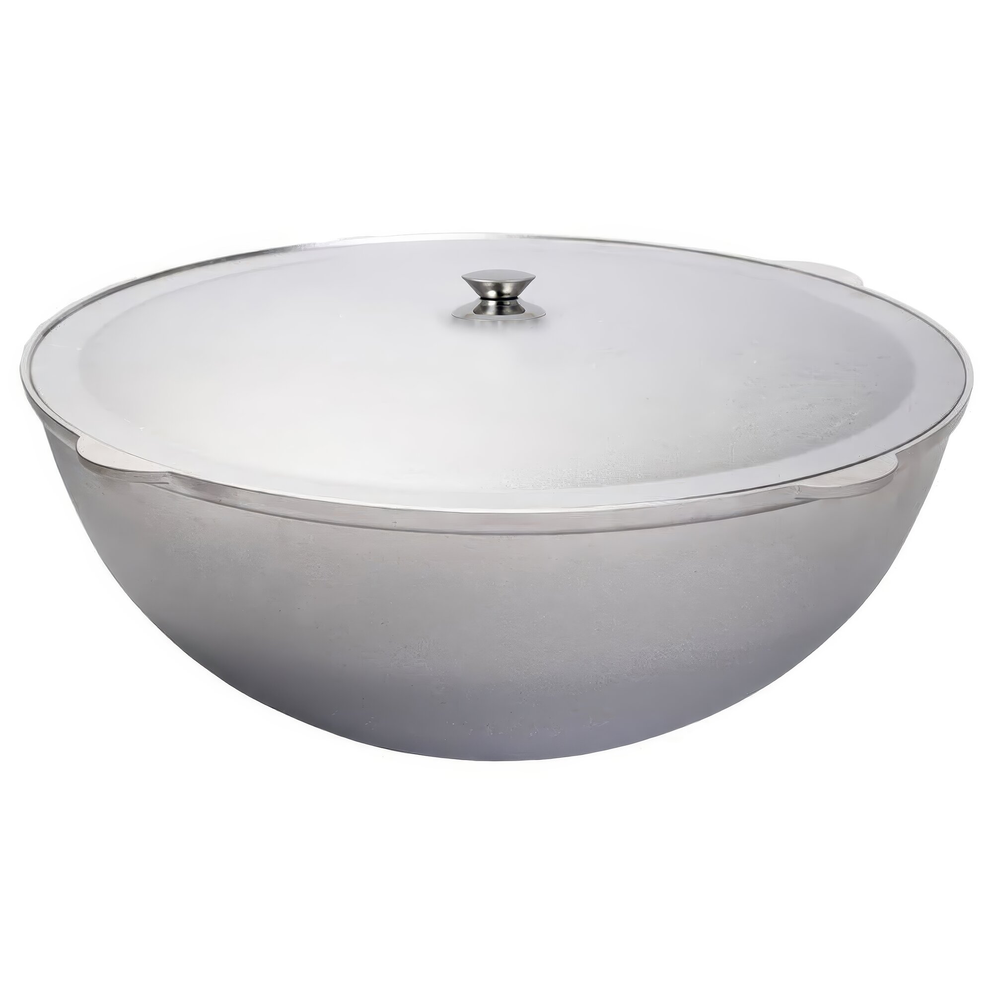 Казан Kukmara литой, 22 литров, к221, для плова, серебристый цвет