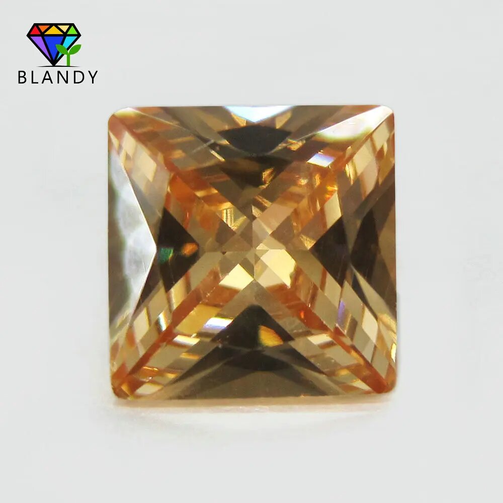 Кубический цирконий Champagne 7x7 мм