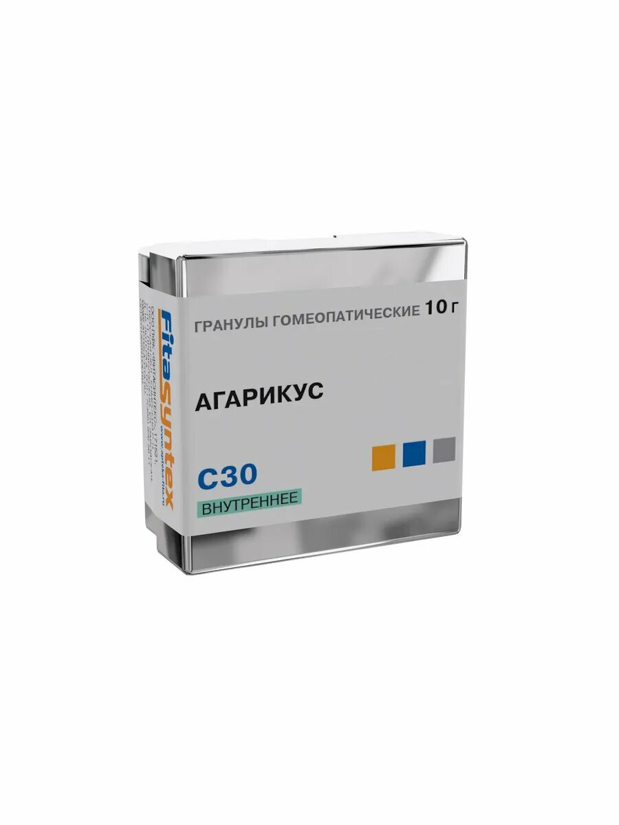 Агарикус С30, гранулы гомеопатические моно, 10 грамм , Фитасинтекс