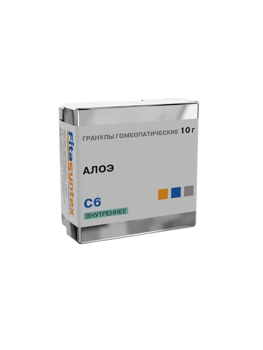 Алоэ С6, гранулы гомеопатические моно, 10 грамм , Фитасинтекс
