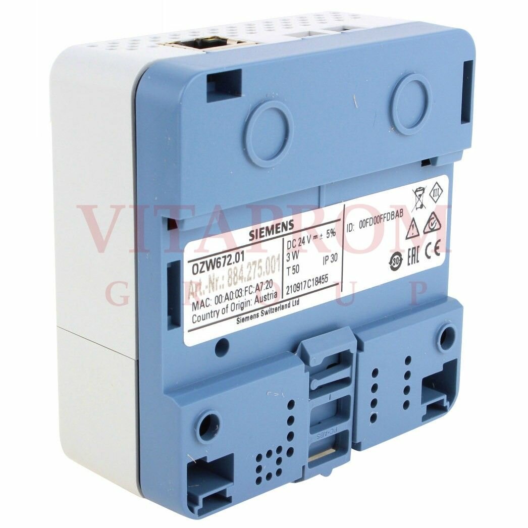Web-сервер Siemens OZW672.01 V3.0 — фото 1