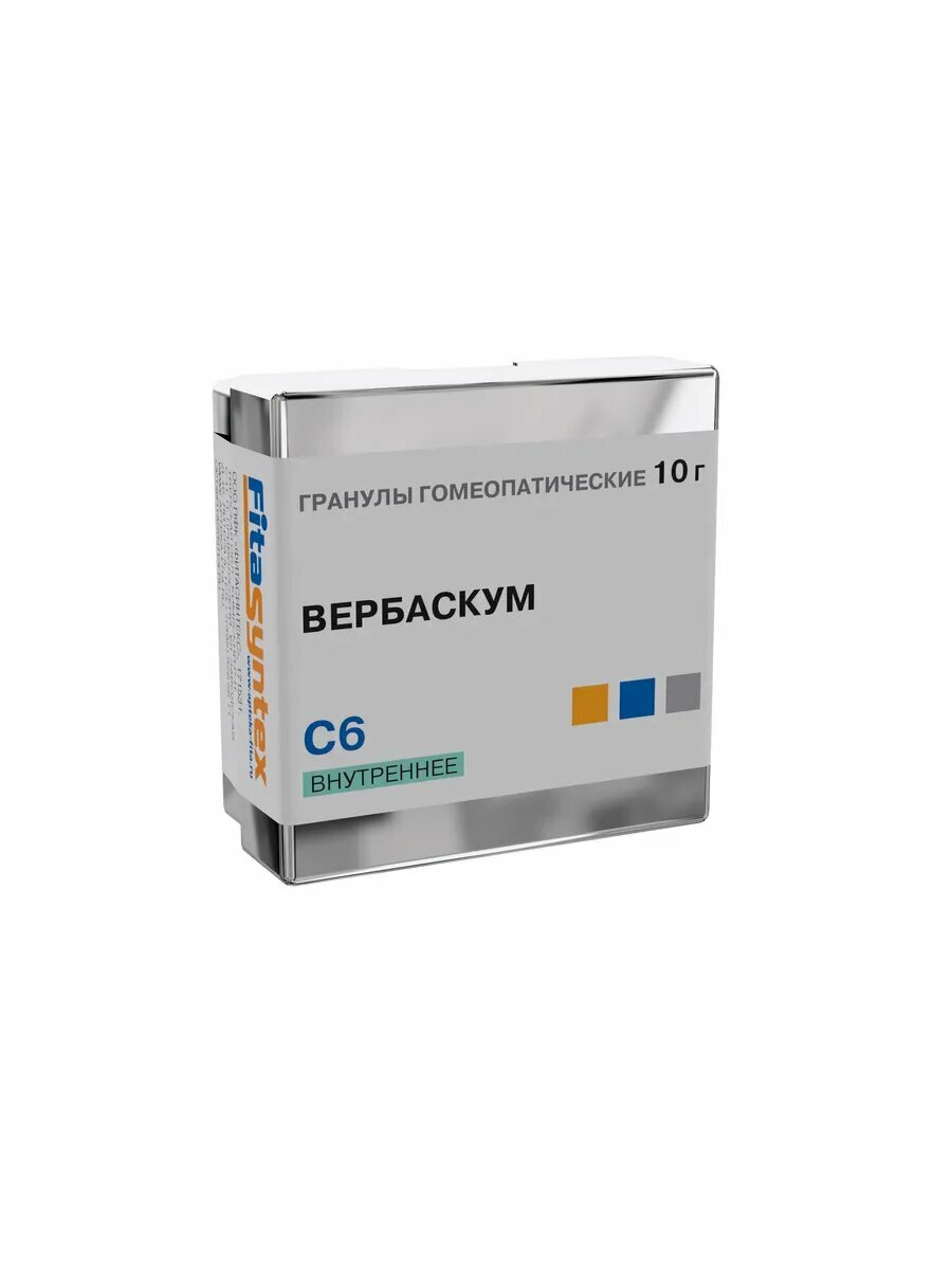 Вербаскум С6, гранулы гомеопатические, 10 грамм , Фитасинтекс