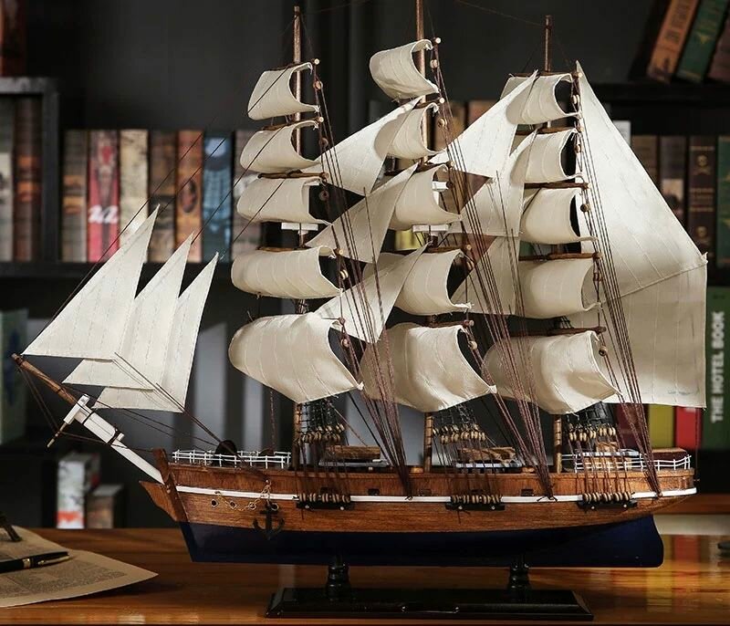 Декоративная модель парусного корабля Классика морской элегантности