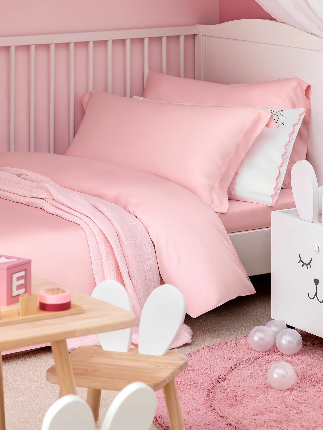 Togas Пододеяльник 100х120 детский "Сенса" Sensotex эвкалиптовое волокно, розовый