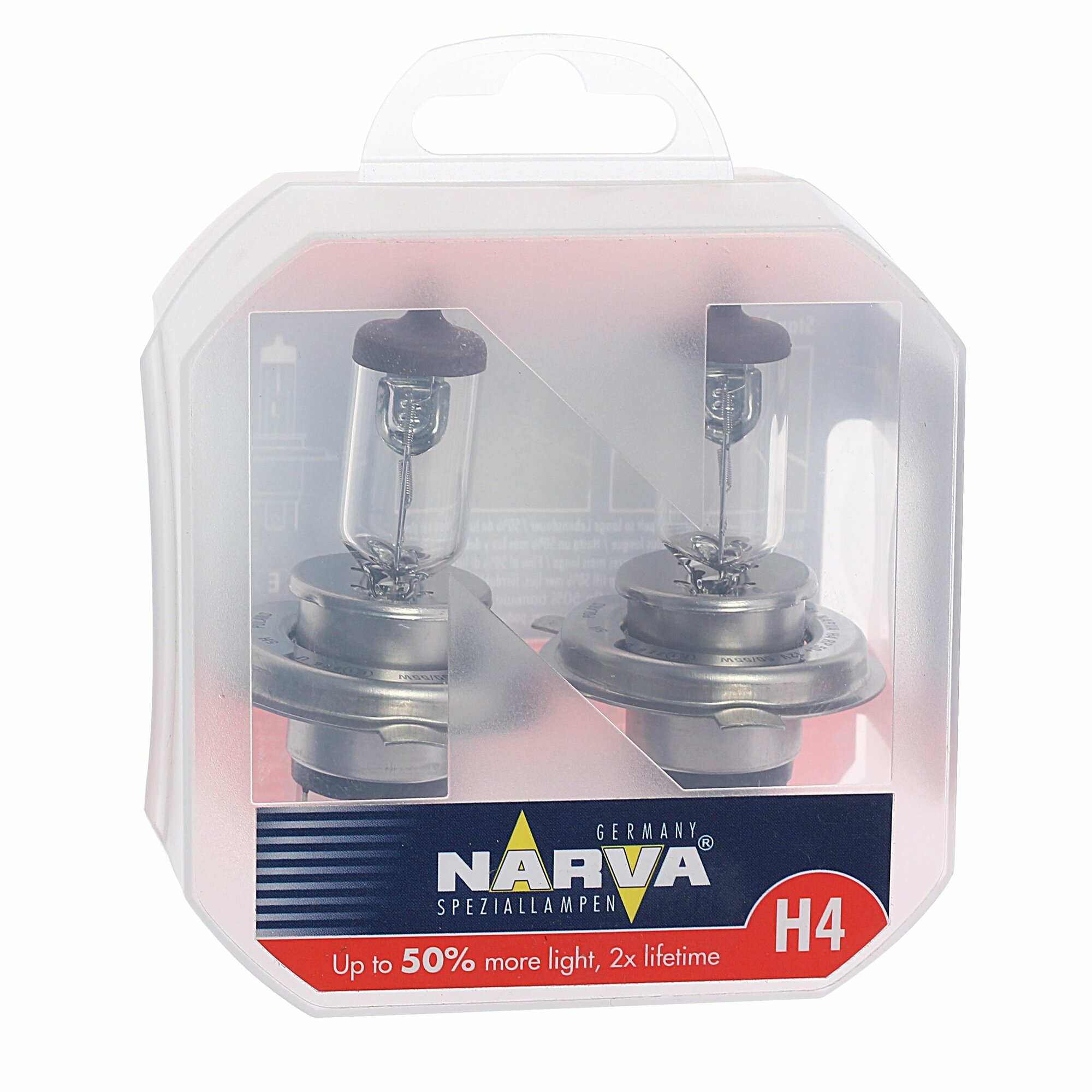 Автолампа H4 60/55W P43t-38+50% RANGE POWER 12V, 2 шт