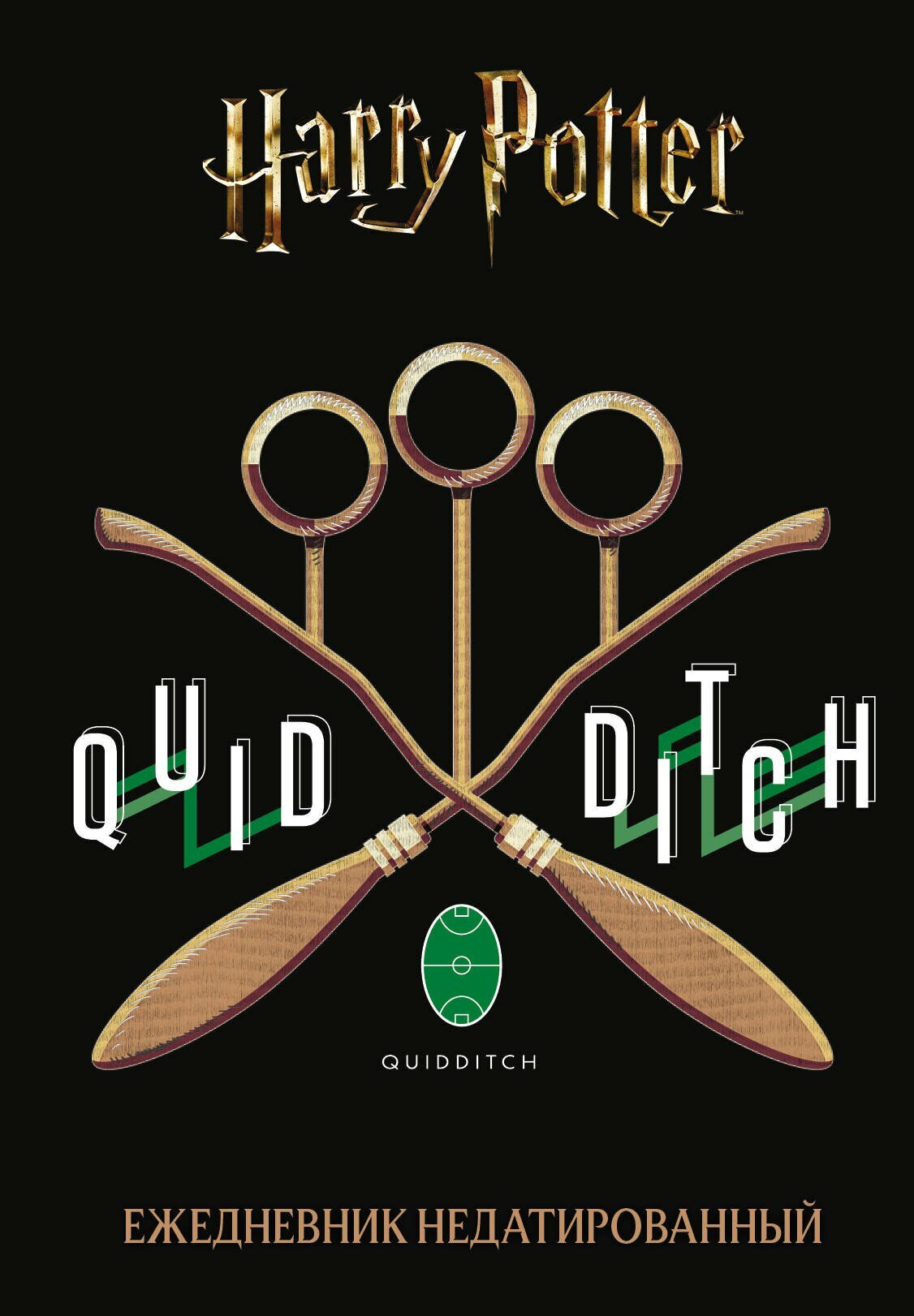 Ежедневник недатированный Гарри Поттер Квиддич (144 стр)