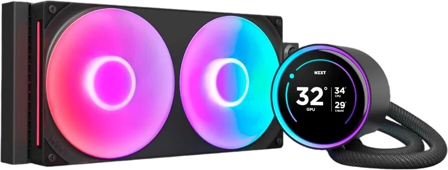 Система жидкостного охлаждения NZXT Kraken Elite 280 Black (RL-KR28E-B2)