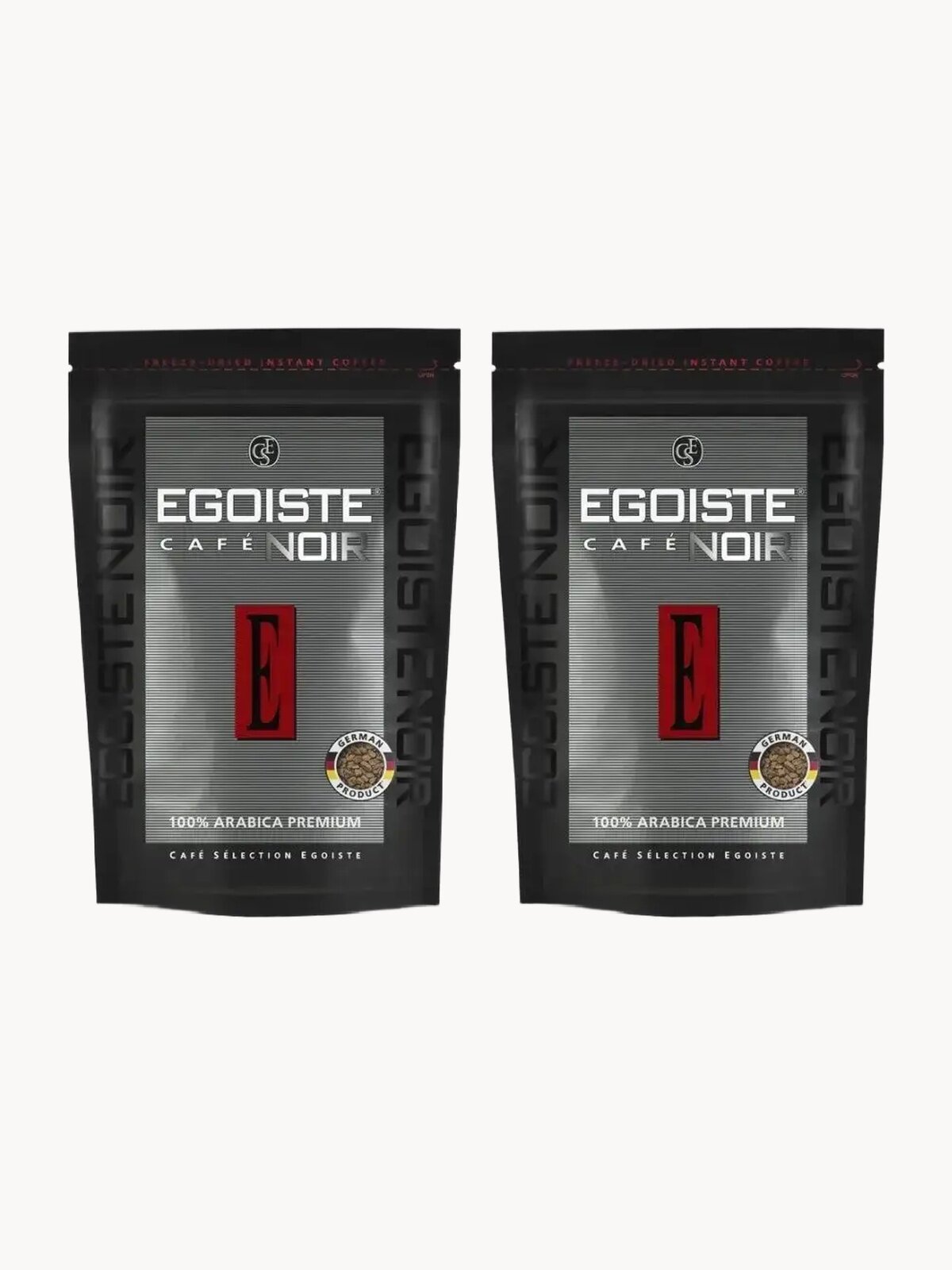 Кофе натуральный растворимый Egoiste Cafe Noir, 70 гр. х 2 шт.