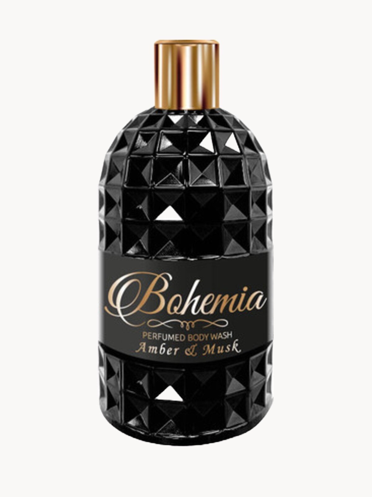 Bohemia Парфюмированный гель для душа женский и мужской с ароматом амбра и мускус 500 мл