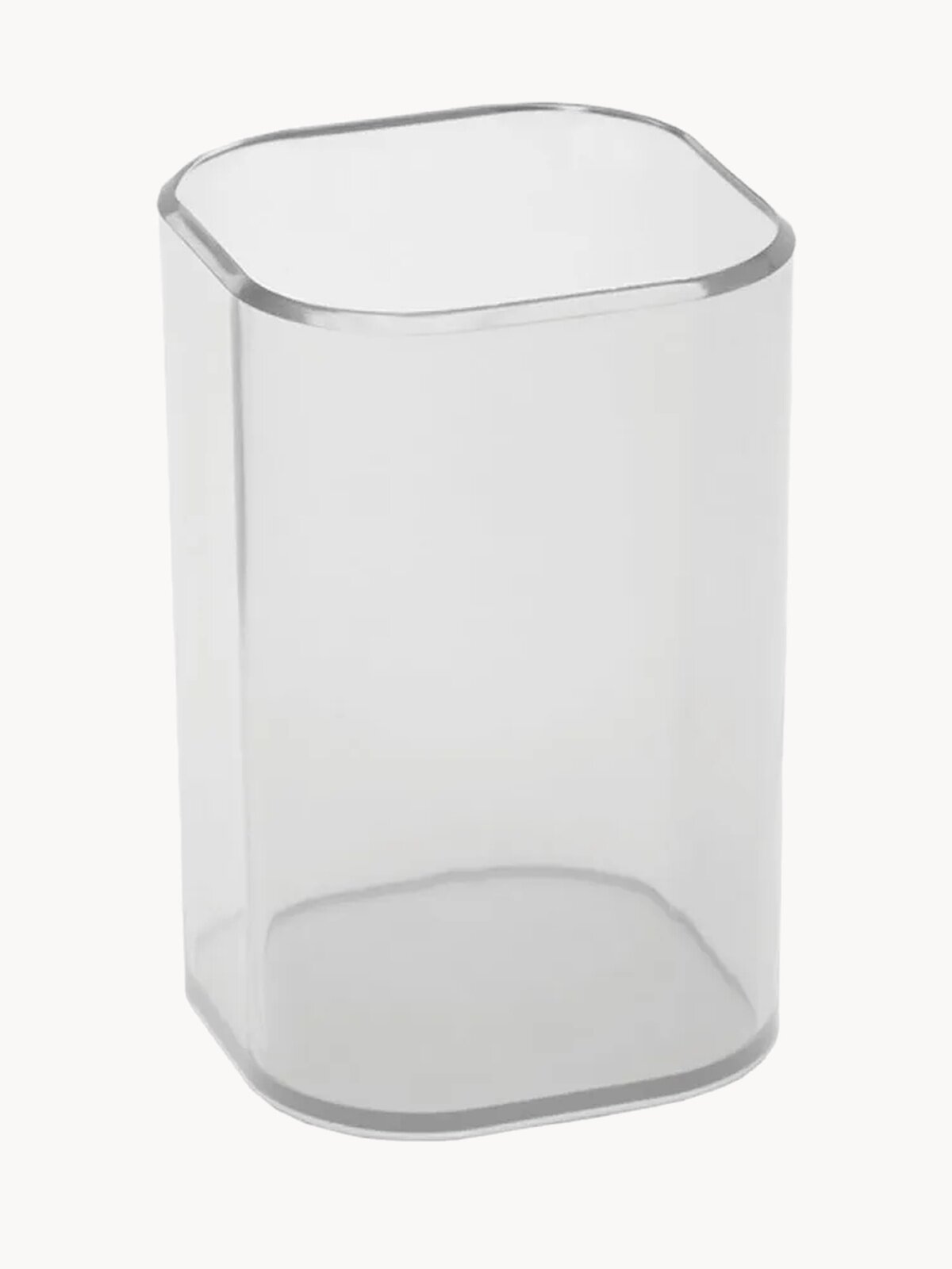 Органайзер для канцелярии настольный СТАММ "Фаворит" стакан для канцелярии, прозрачный