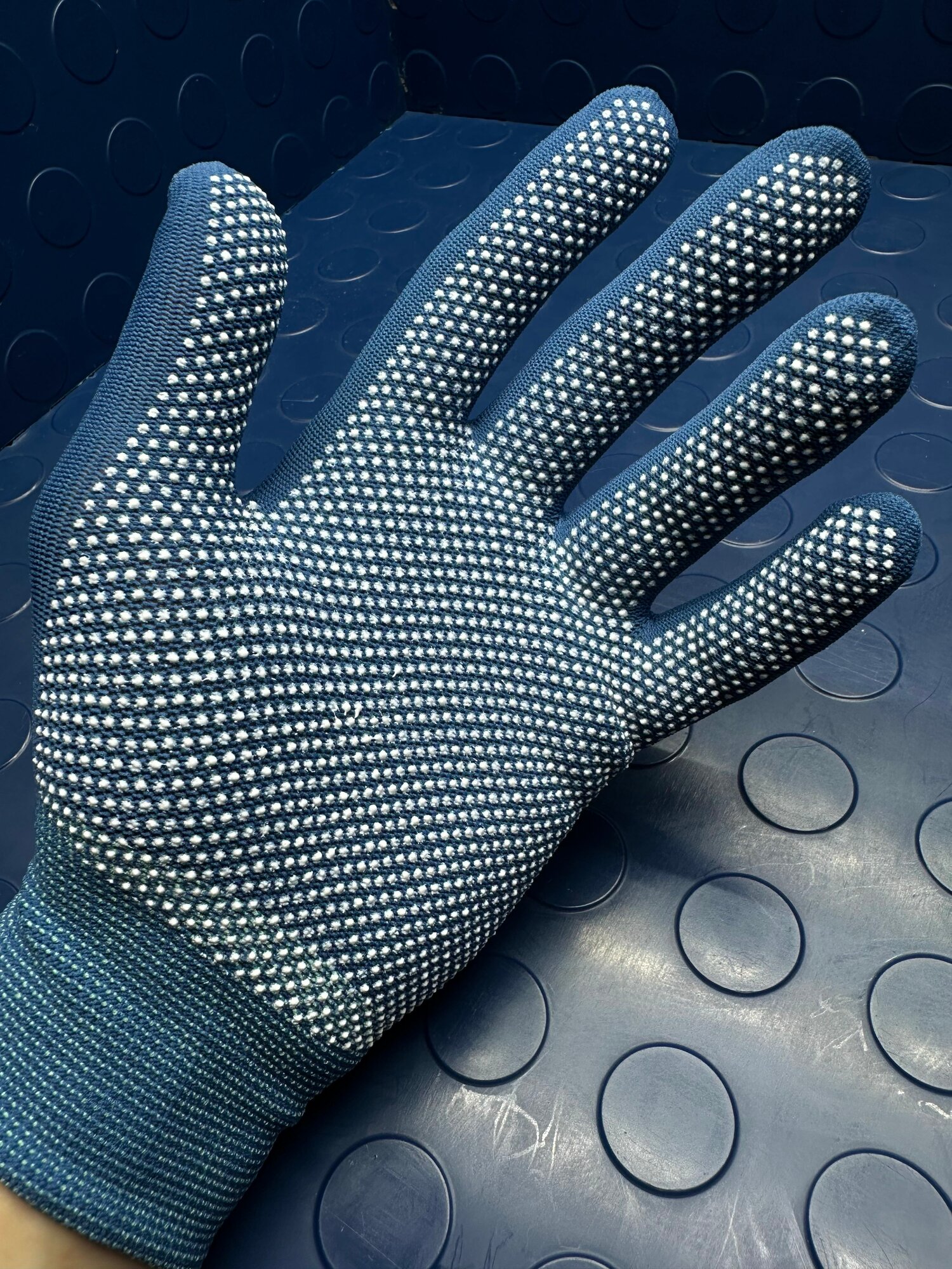 Чёткие перчатки 2 пары, M, синие