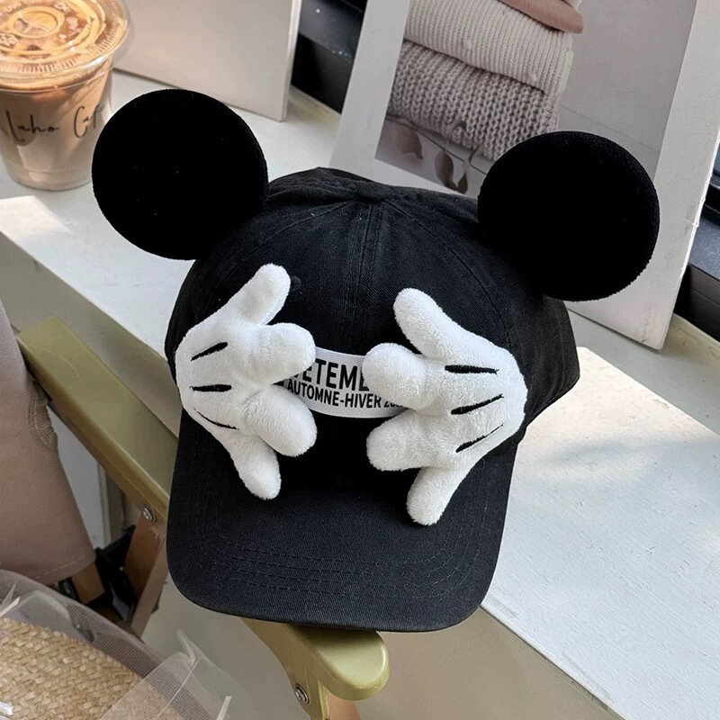 Оригинальный новый Микки, милый дизайн с большими ушками, пародия, хип-хоп, уличные танцы, забавная шляпа, бейсболка для женщин